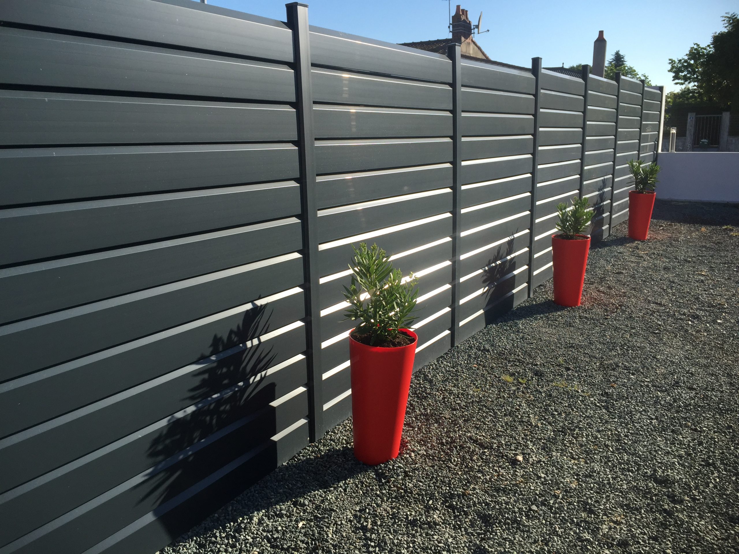 Clôture PVC teinté masse - Ma clôture facile